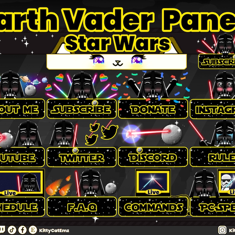 Starwars Twitch Overlays - Etsy