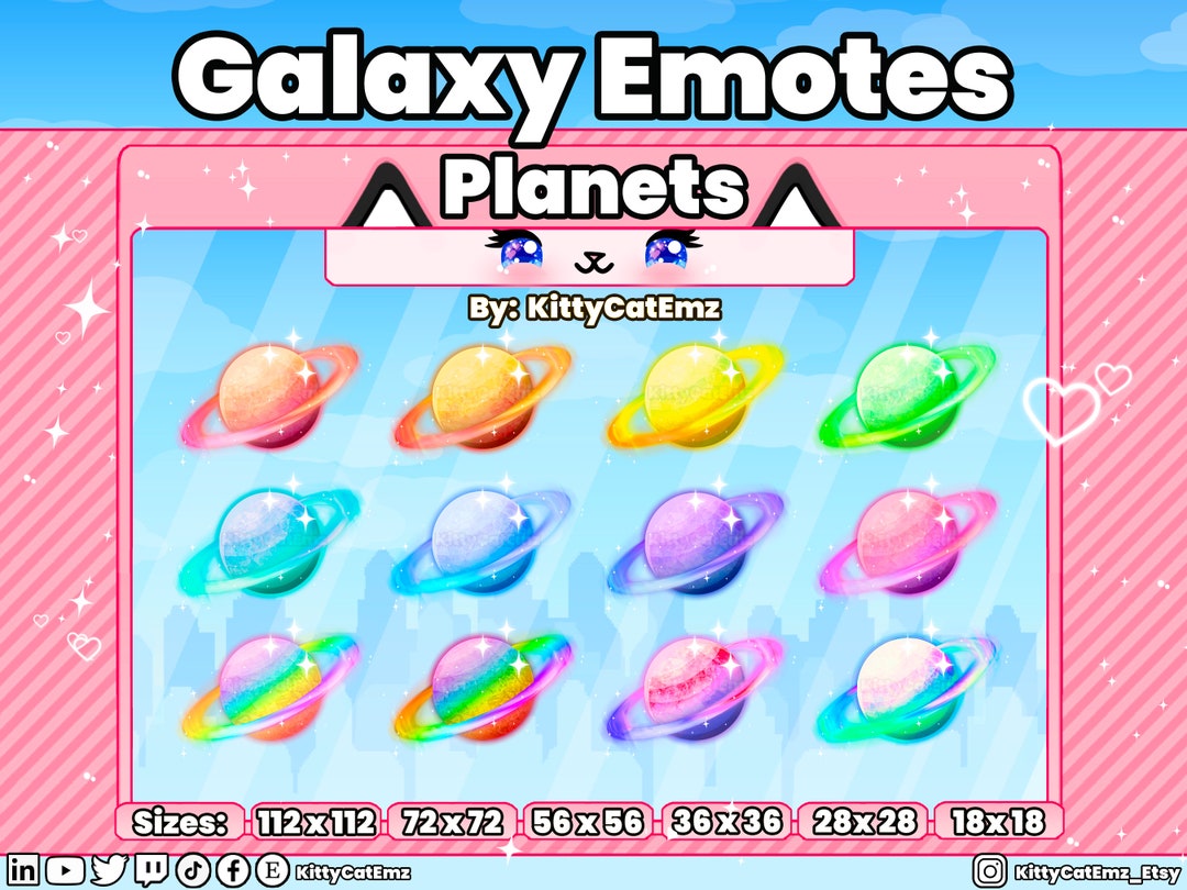 Twitch Planet Emotes, Points, Badges and Bits - Etsy
