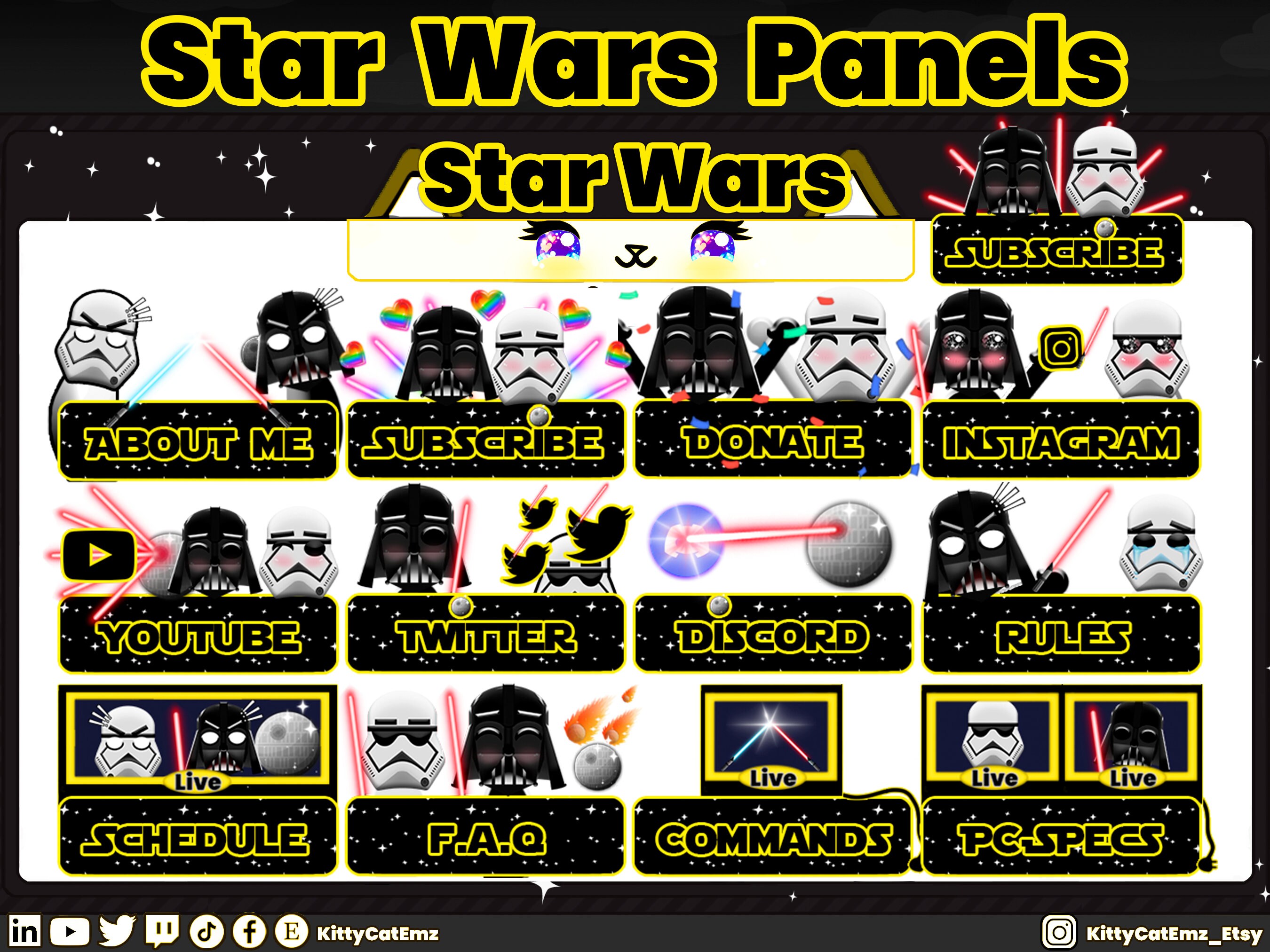Star Wars Panels for Twitch - Etsy