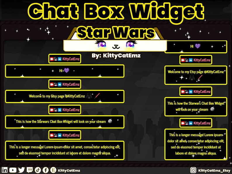 169 EMOTES, 40 PANELS, 1 CHATBOX Widget, 2 Streaming Layouts, 7 ...