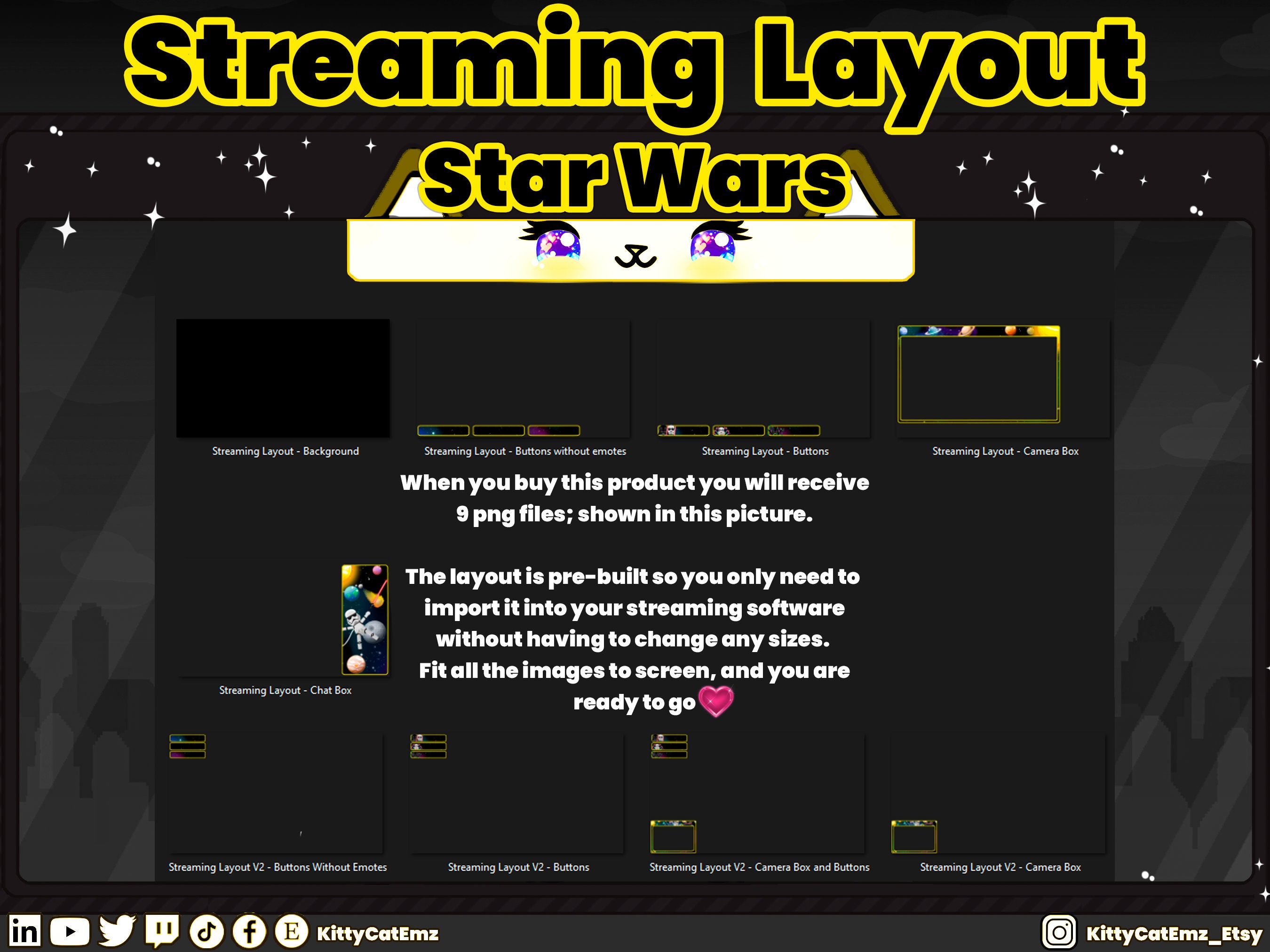 Starwars Streaming Overlay Package (2 Profiles) - Etsy