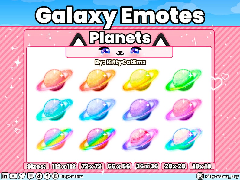 Twitch Planet Emotes, Points, Badges and Bits - Etsy