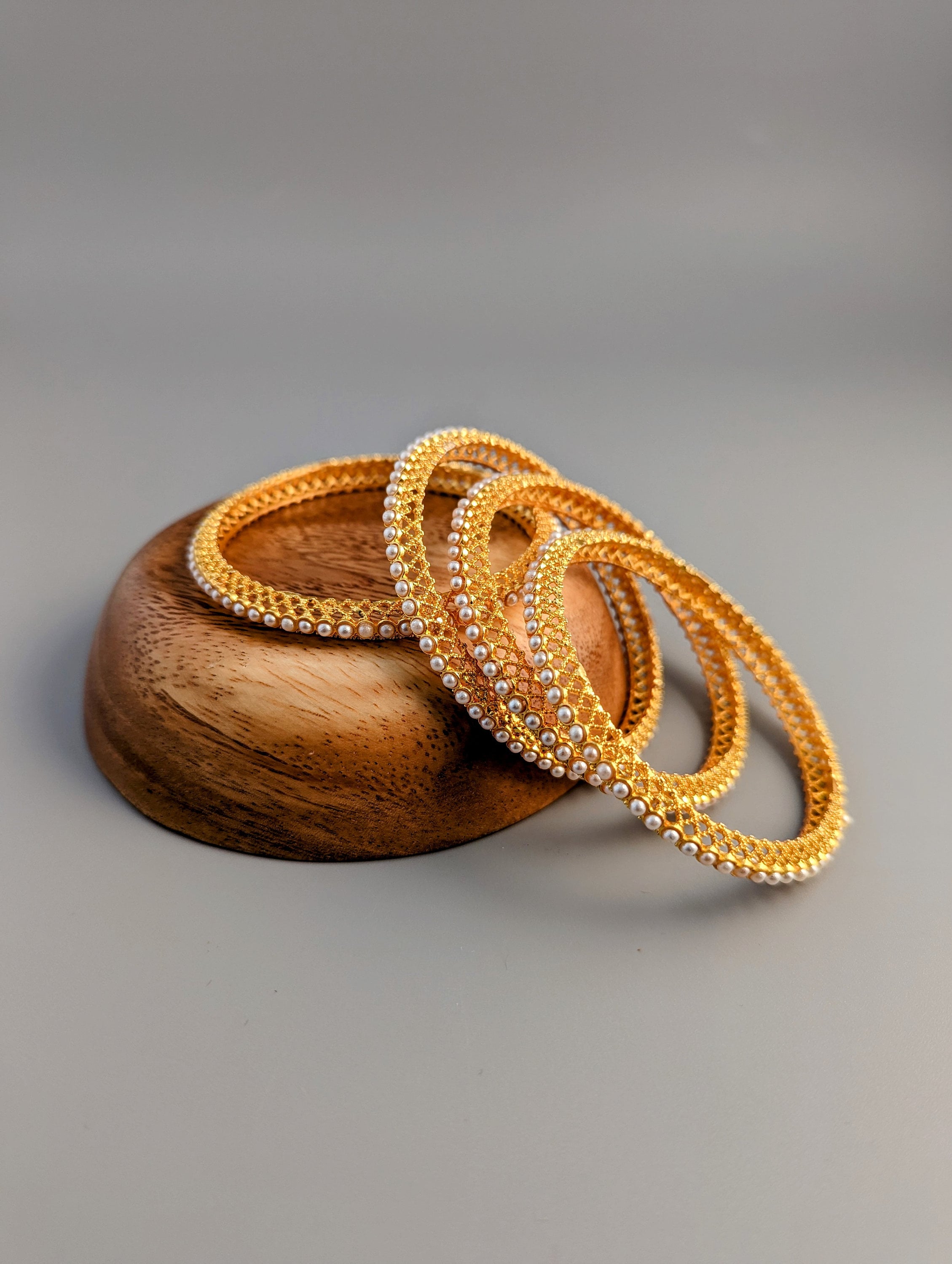Indian Pearls Bangles - Etsy