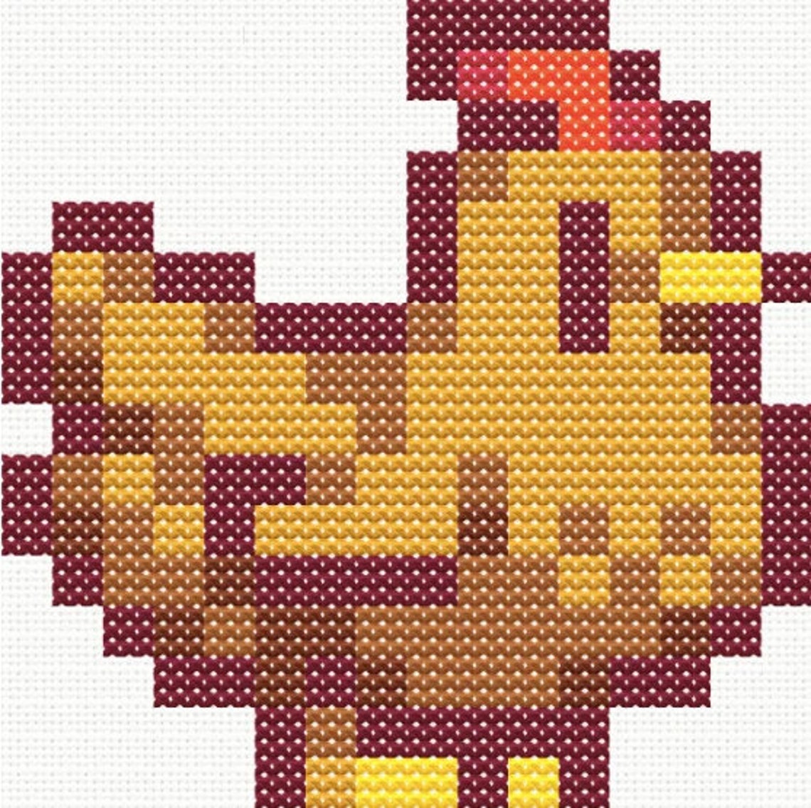Stardew Valley Chickens Cross Stitch Patterns - Etsy