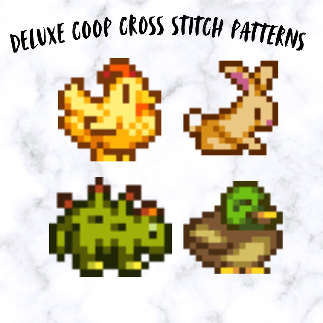 Stardew Valley Deluxe Coop Cross Stitch Patterns - Etsy