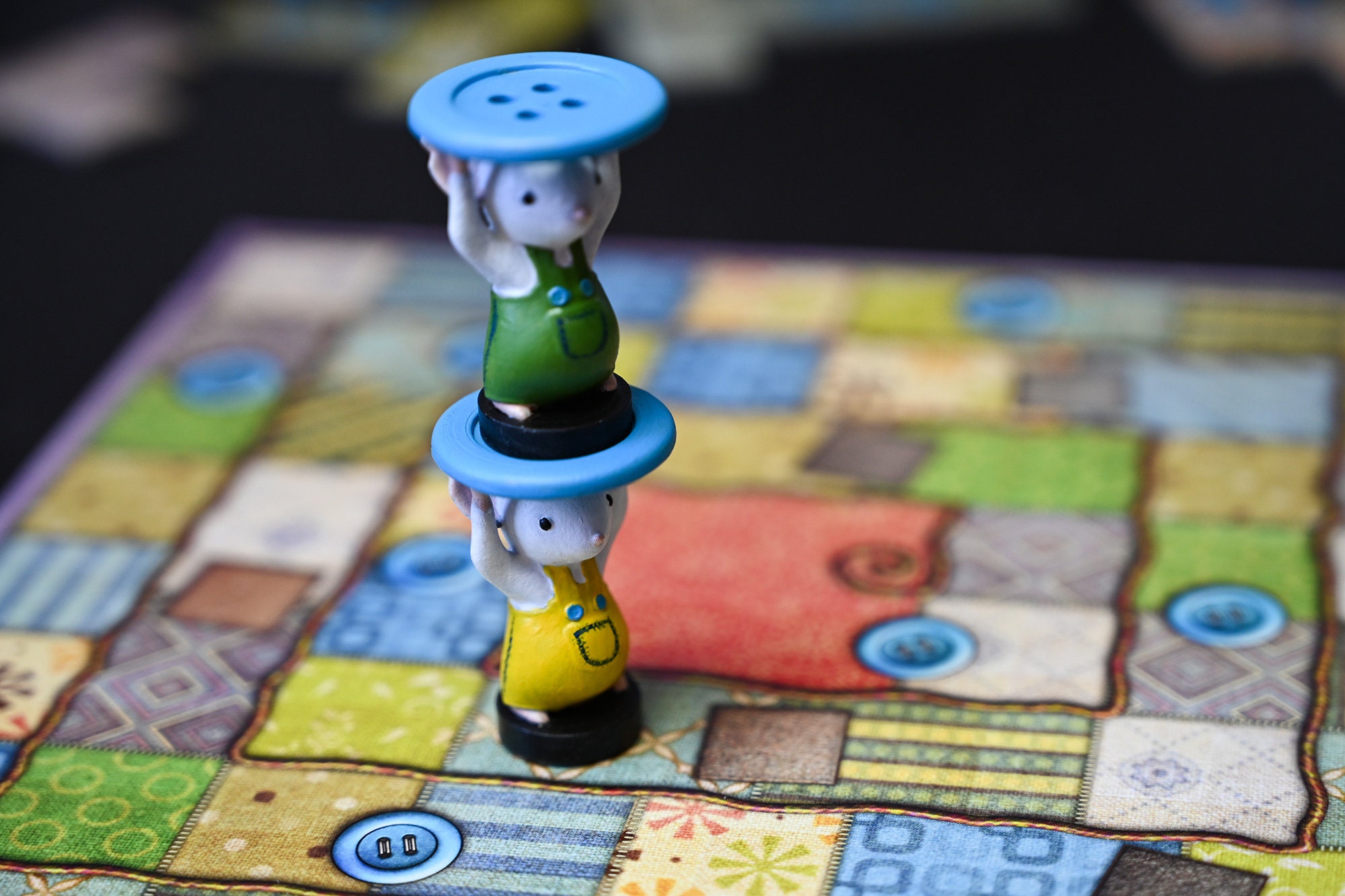 Mouse Upgrade for Patchwork Board Game Hand-painted 2 Piece - Etsy