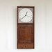 Modern Shaker Wall Clock Wall Hanging Clock Cabinet With Dovetail ...