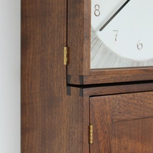 Modern Shaker Wall Clock Wall Hanging Clock Cabinet With Dovetail ...