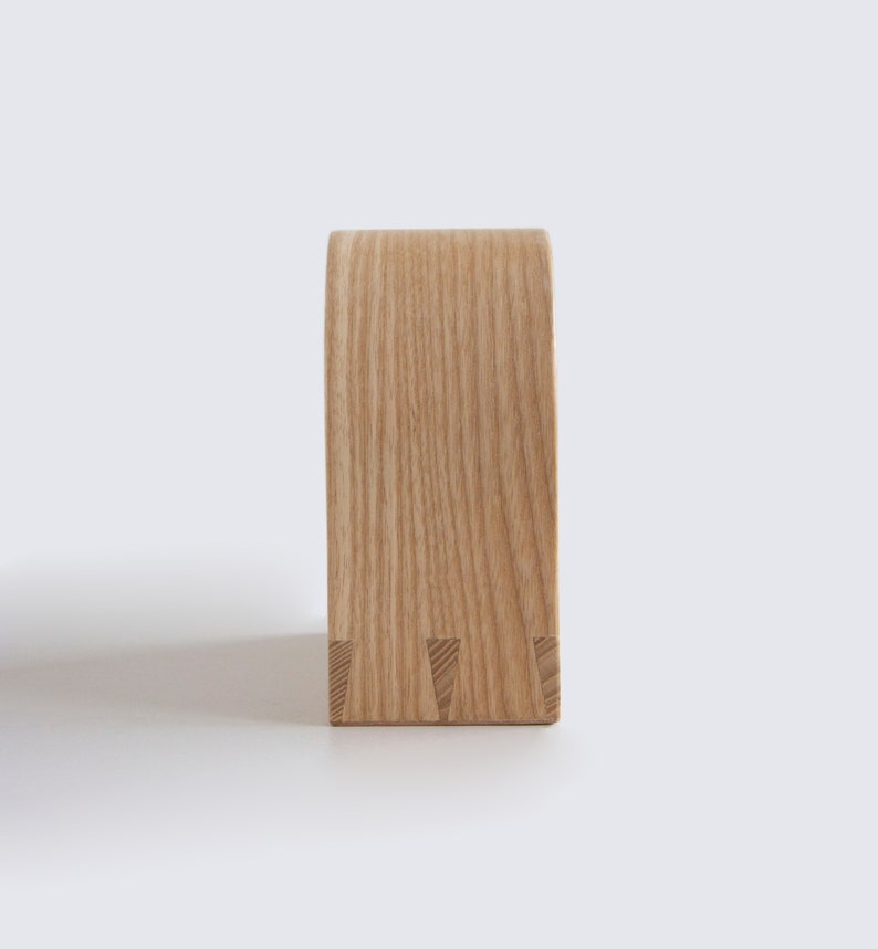 Arch Clock - Bent Wood Dovetail Desk Clock - Etsy