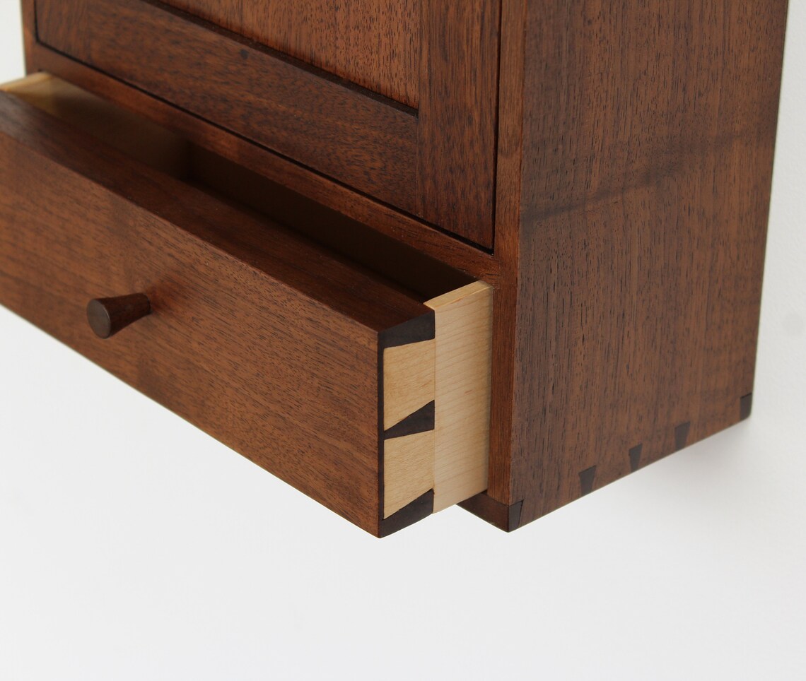 Modern Shaker Wall Clock Wall Hanging Clock Cabinet With Dovetail ...