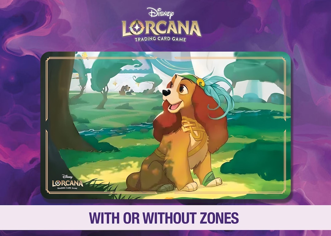 Disney Lorcana Playmat - Lady - Archazia's Island - TCG - Custom ...