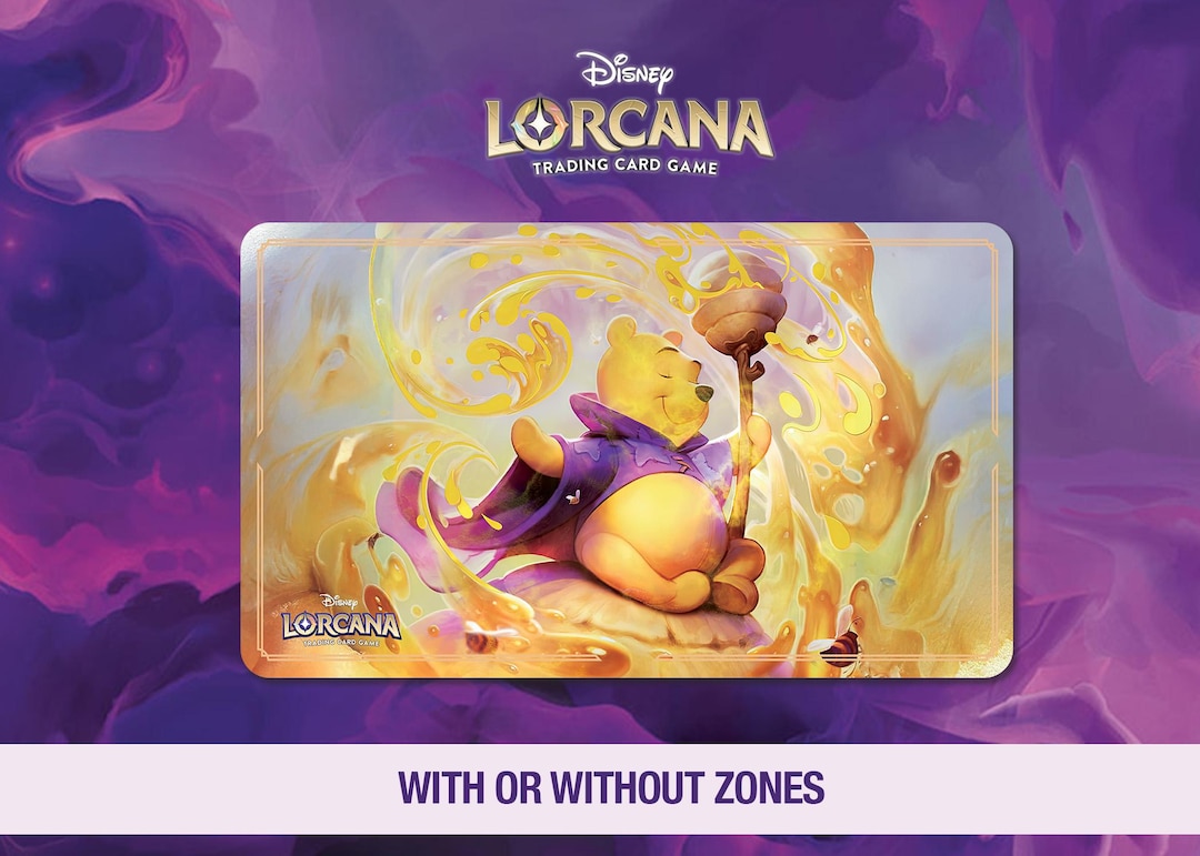 Disney Lorcana Playmat - Winnie the Pooh - Hunny Wizard – Enchanted ...