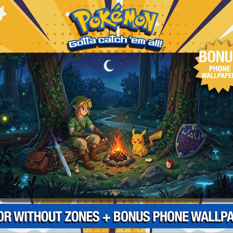 Pikachu Desk Playmat - Etsy