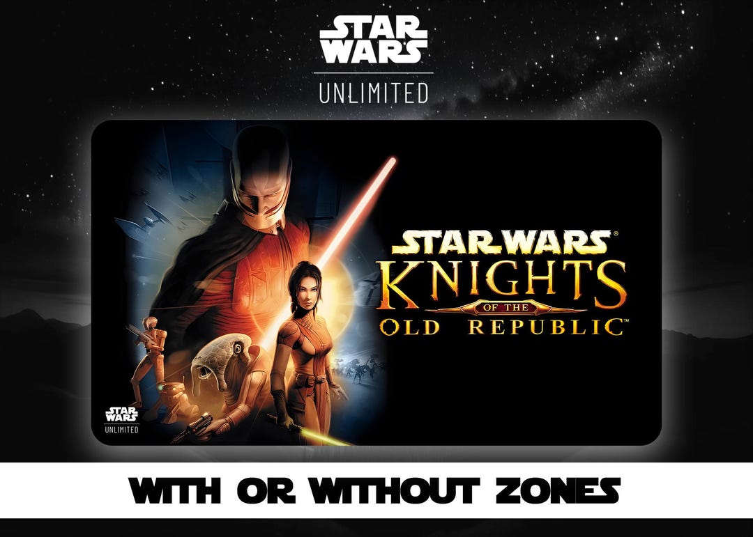 Star Wars Unlimited Playmat: Knights of the Old Republic TCG - 24x14 - Etsy