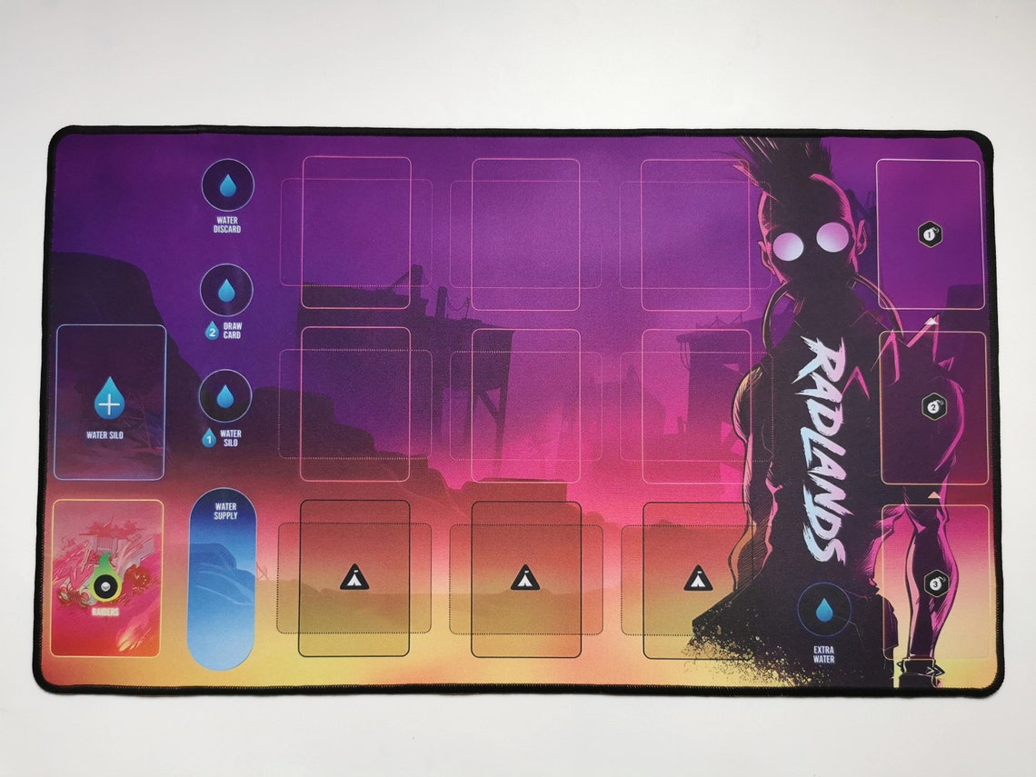Radlands Board Game Playmats Set (24”x14”) – 2 Premium Playmats! - Card ...