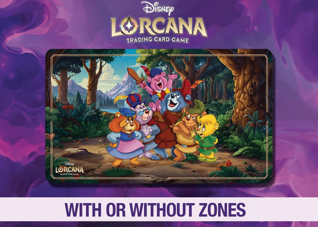 Disney Lorcana Playmat - Adventures of the Gummi Bears - 90's Cartoon ...