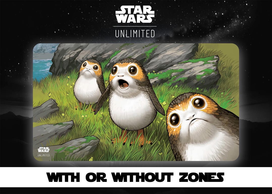 Star Wars Unlimited Porgs Playmat: Legends of the Force TCG - Etsy