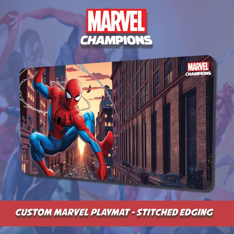 Mtg Playmat Spiderman - Etsy