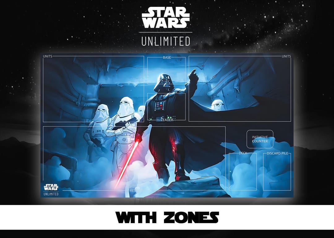 Darth Vader - Star Wars Unlimited Playmat - TCG Card Game Mat - Etsy