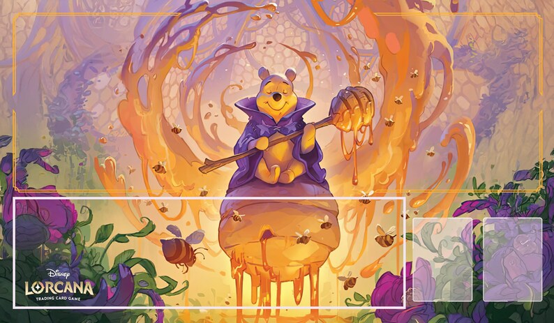 Disney Lorcana Playmat - Winnie the Pooh - Hunny Wizard - Rise of the ...