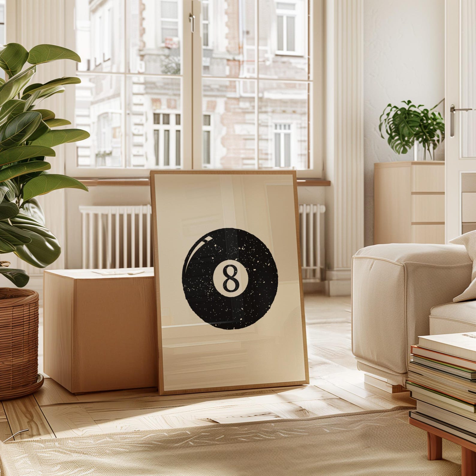 Pool Ball Print Set of 3 Game Room Poster Print, 8 Ball Pool Wall Art ...