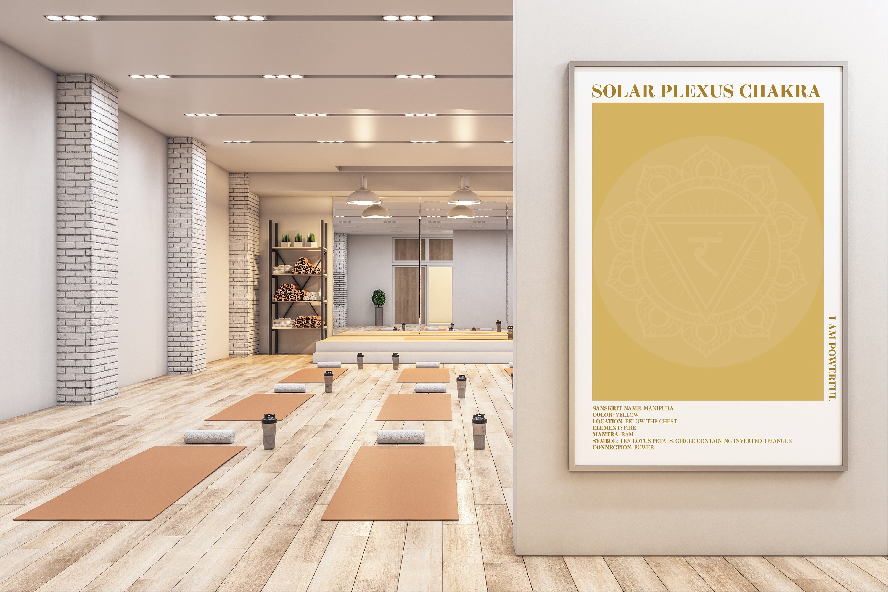 SOLAR PLEXUS | Solar Plexus Chakra | Chakra Wall Art | Chakra Poster ...