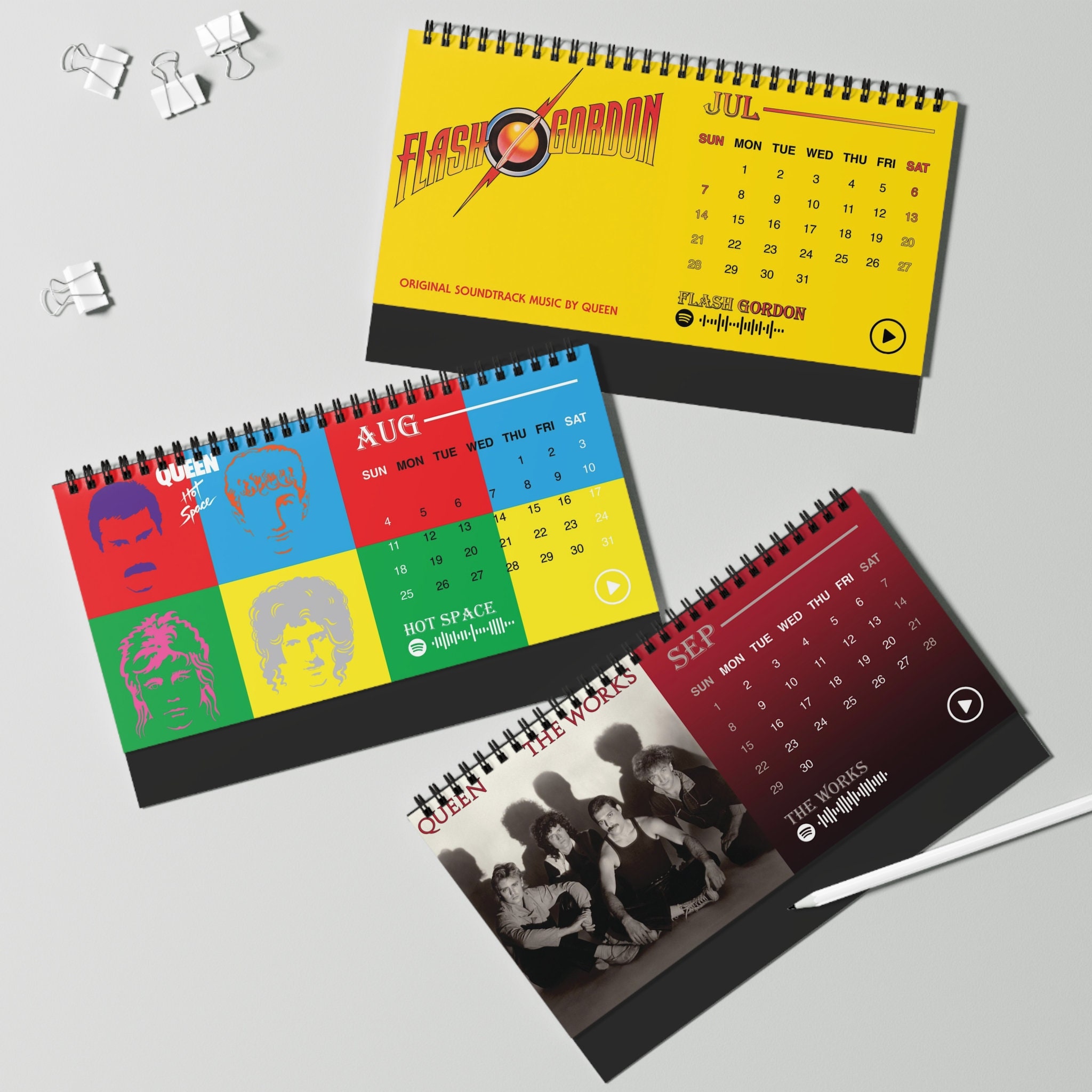 2024 Queen Desk Calendar | 2024 Desk Calendar | Queen | 2024 Calendar ...