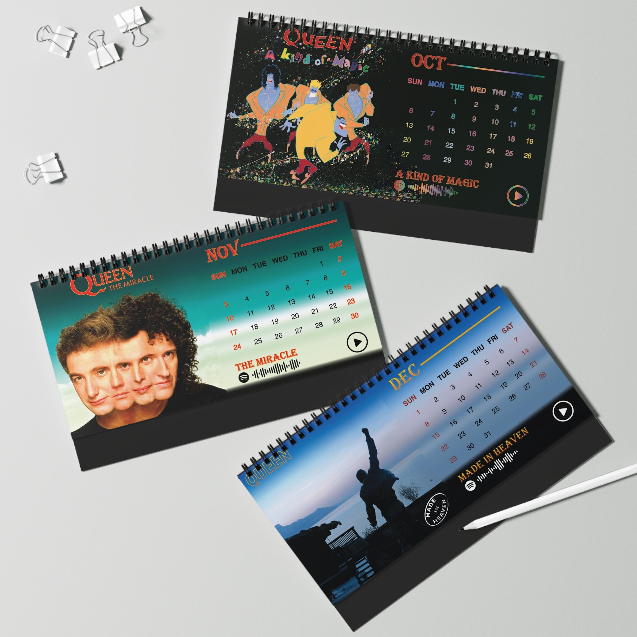 2024 Queen Desk Calendar | 2024 Desk Calendar | Queen | 2024 Calendar ...
