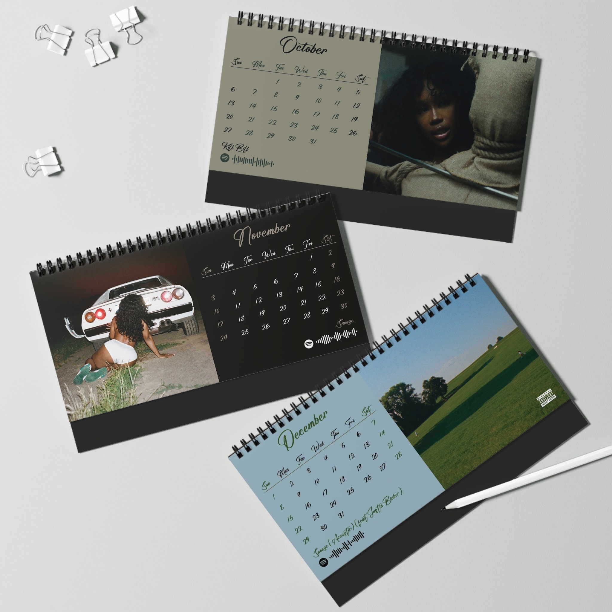 2024 SZA Desk Calendar | 2024 Desk Calendar | SZA | 2024 Calendar ...