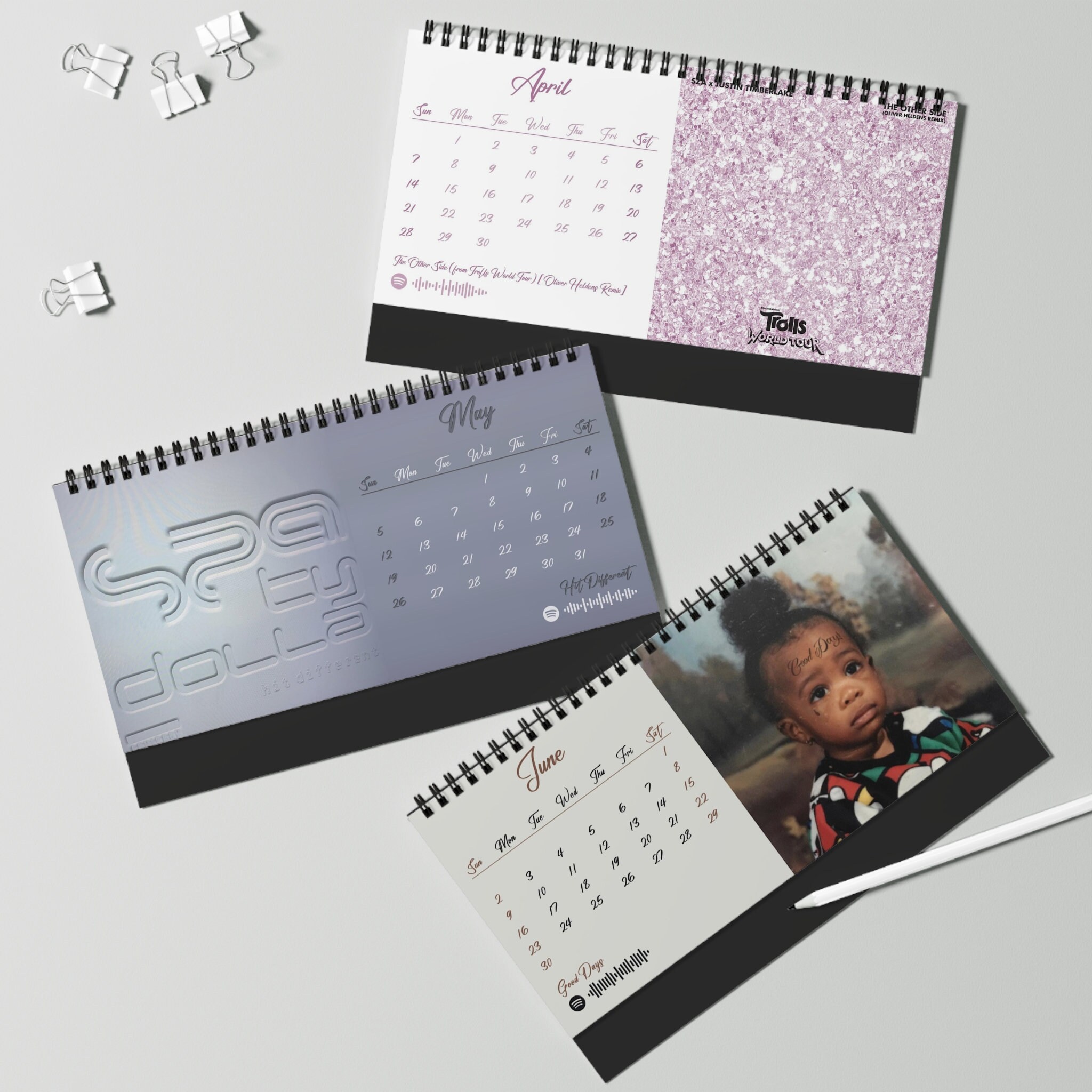 2024 SZA Desk Calendar | 2024 Desk Calendar | SZA | 2024 Calendar ...