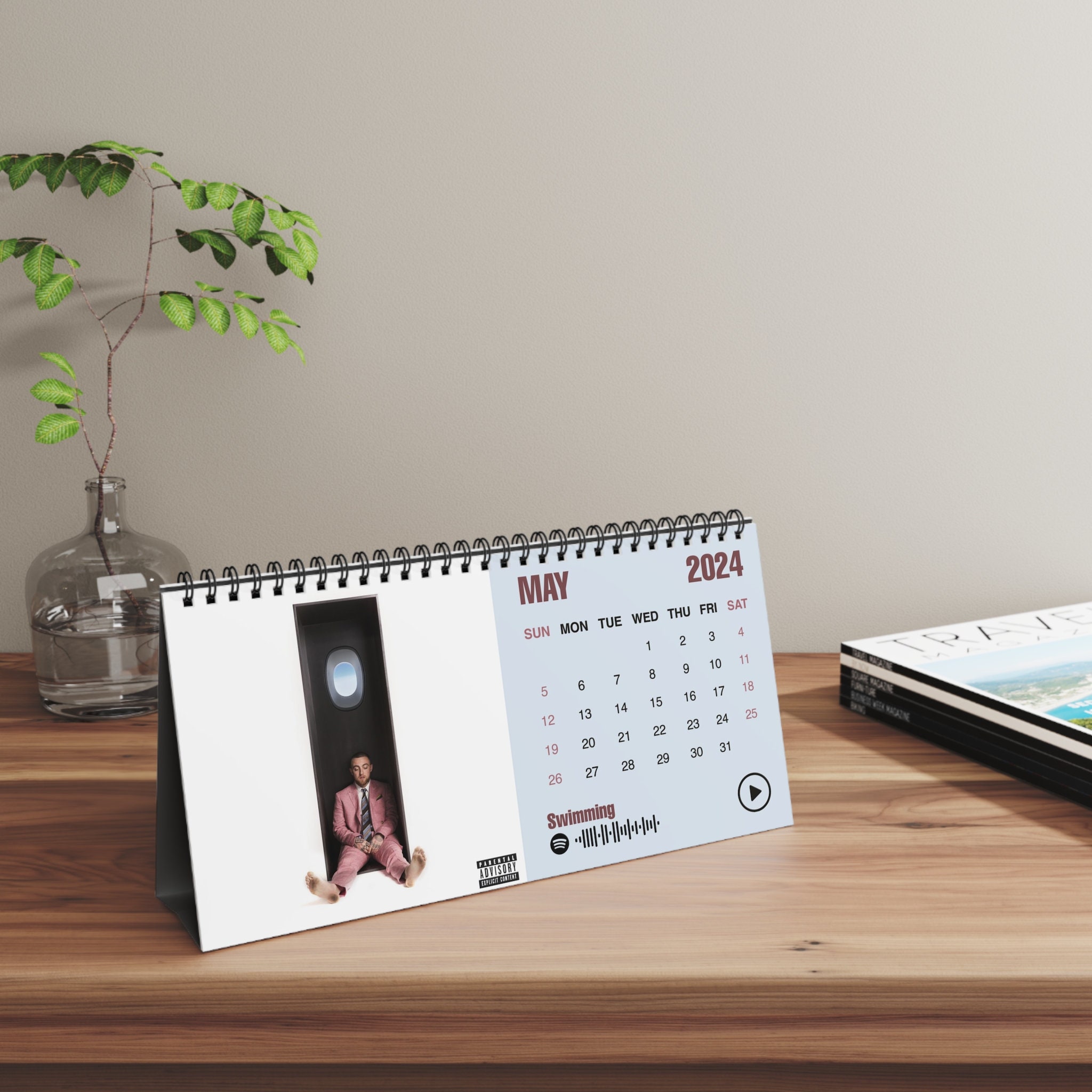 2024 Mac M. Desk Calendar | 2024 Desk Calendar | Mac M. | 2024 Calendar ...