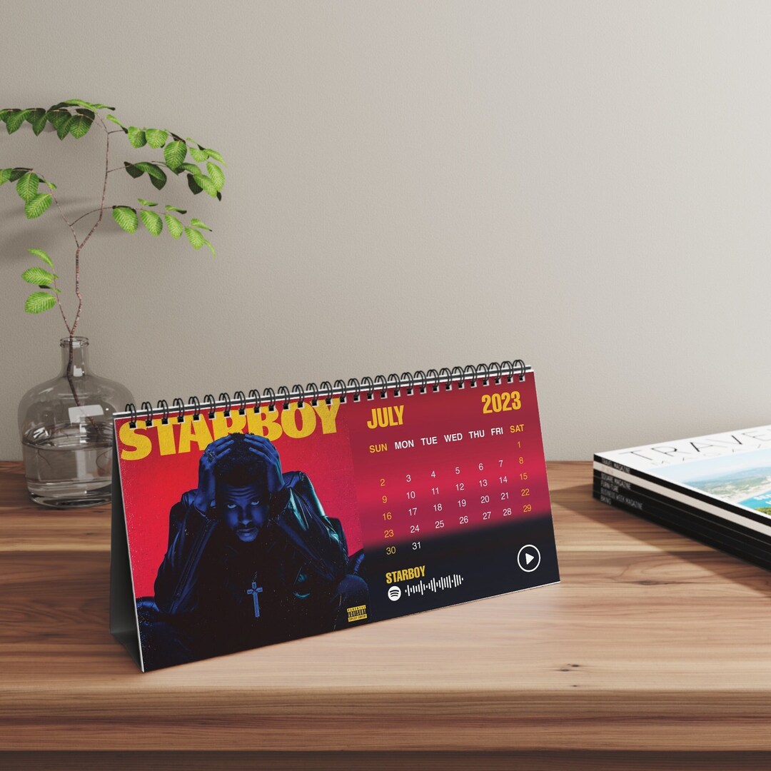 2023 the Weeknd Desk Calendar the Weeknd Calendar 2023 - Etsy Hong Kong