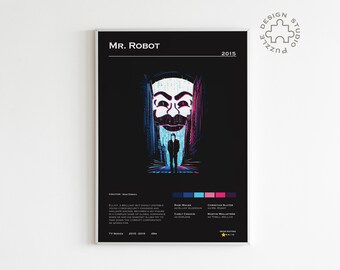 Mr Robot Poster Tv Show - Etsy