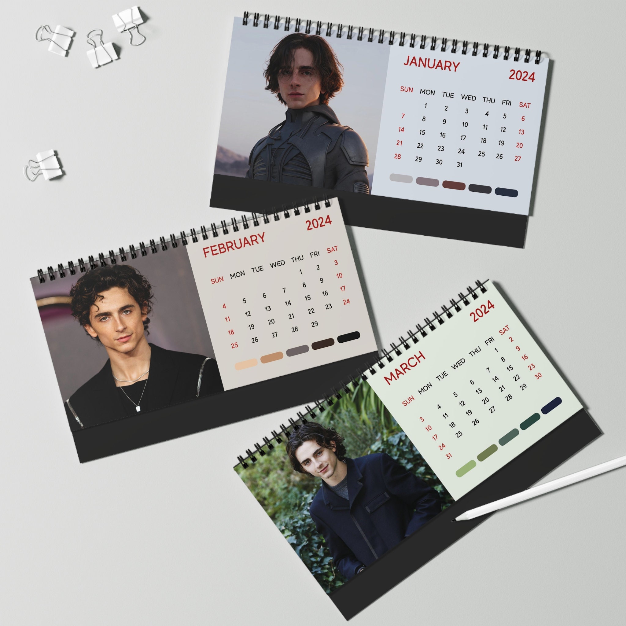2024 Timothe Chalamet Desk Calendar | 2024 Desk Calendar | Timothee ... 2024 Timothe Chalamet Desk Calendar | 2024 Desk Calendar | Timothee ...