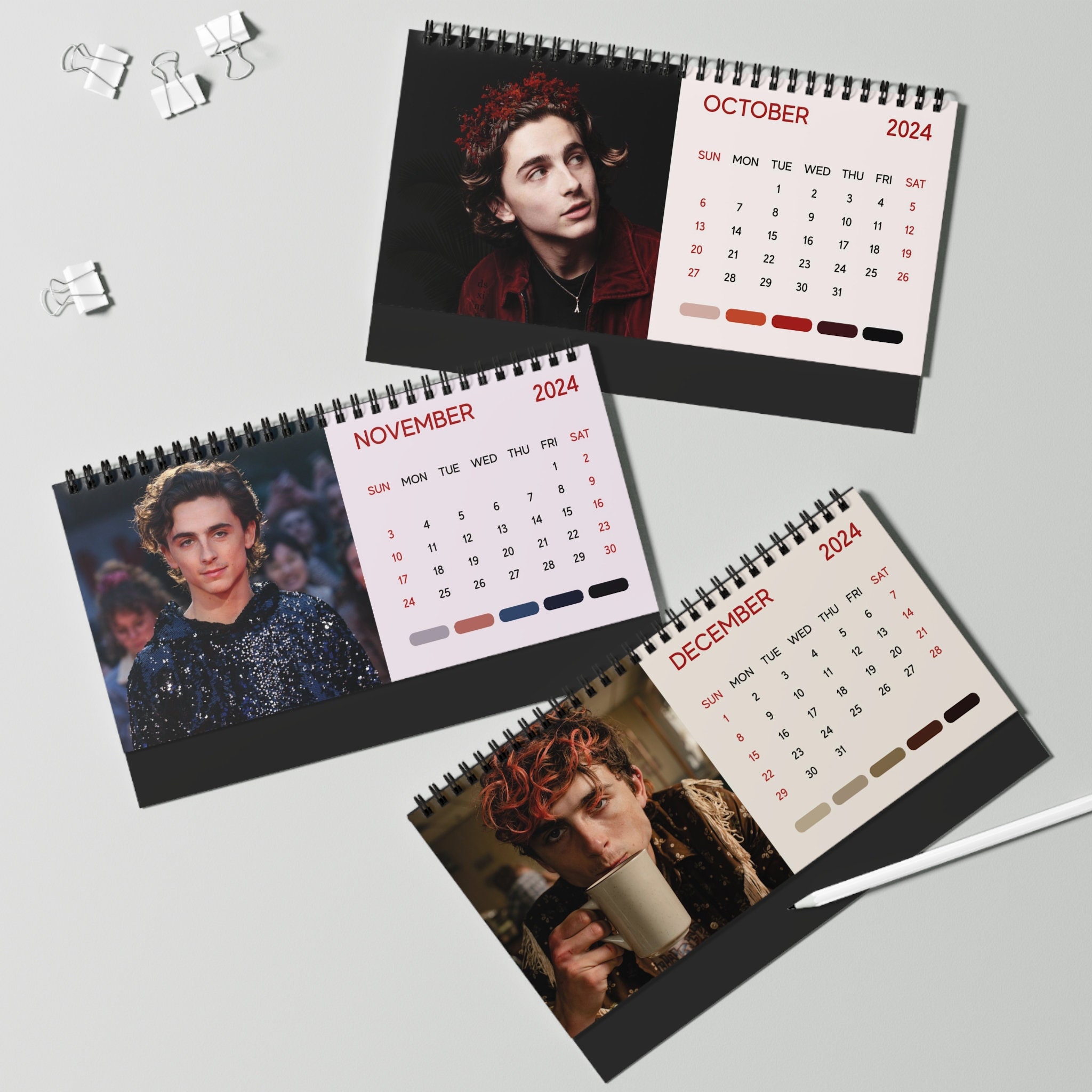 2024 Timothe Chalamet Desk Calendar | 2024 Desk Calendar | Timothee ... 2024 Timothe Chalamet Desk Calendar | 2024 Desk Calendar | Timothee ...