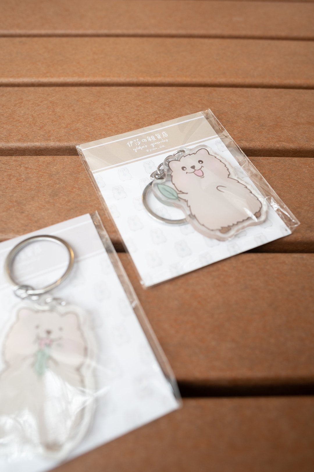 Cute Quokka Acrylic Keychains (a Set of Two Pieces) - Etsy