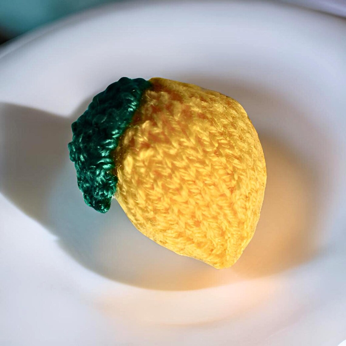 Mini Lemon Knitting Pattern - Knitted Food Toy, Beginner-friendly Lemon ...