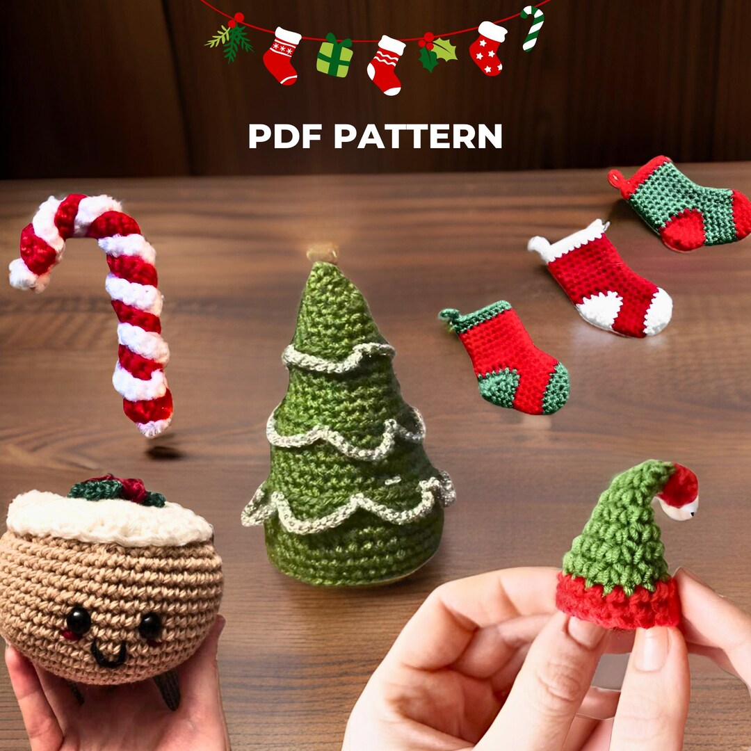 Christmas Bundle 5in1 Crochet Pattern Amigurumi Christmas PDF ...