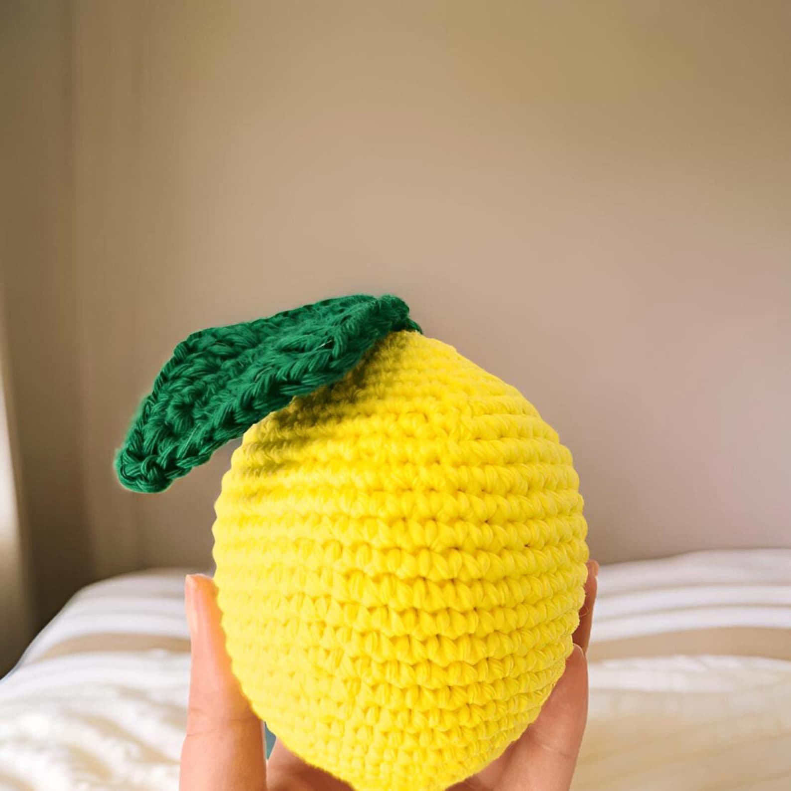 Mini Lemon Knitting Pattern - Knitted Food Toy, Beginner-friendly Lemon ...