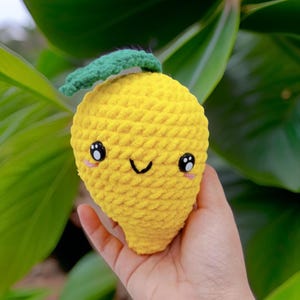 Low Sew Mango Crochet Pattern - Amigurumi Fruit, Play Food Crochet ...