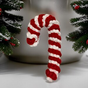 Candy Cane Crochet Pattern - Christmas Crochet Pattern, Amigurumi ...