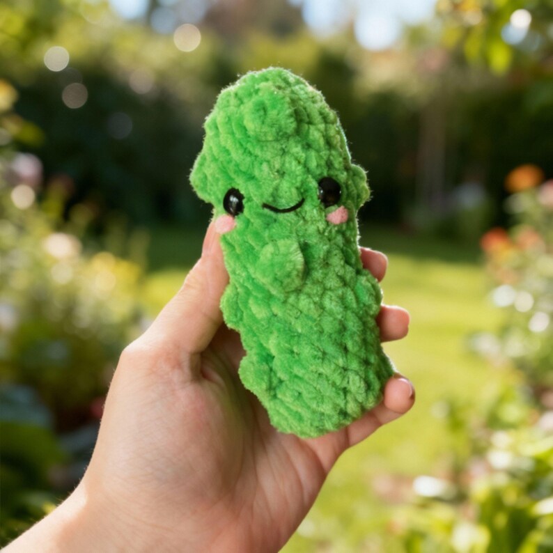 Pickle Crochet Pattern - Play Food Crochet Pattern, Amigurumi Pattern ...