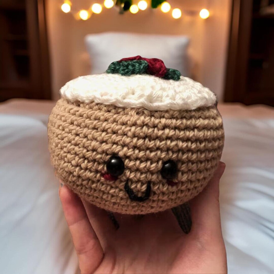 Christmas Treat Pudding Crochet Pattern - Amigurumi Beginner Pattern ...