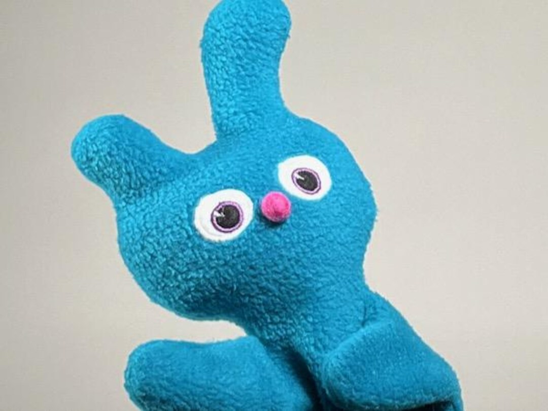 Glove Puppet Brook Sprite Topsy Bright Blue - Etsy