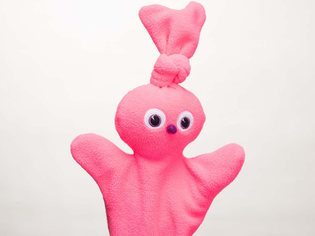 Hand Puppet - Brook Sprite - Knotty - Neon Pink - Etsy