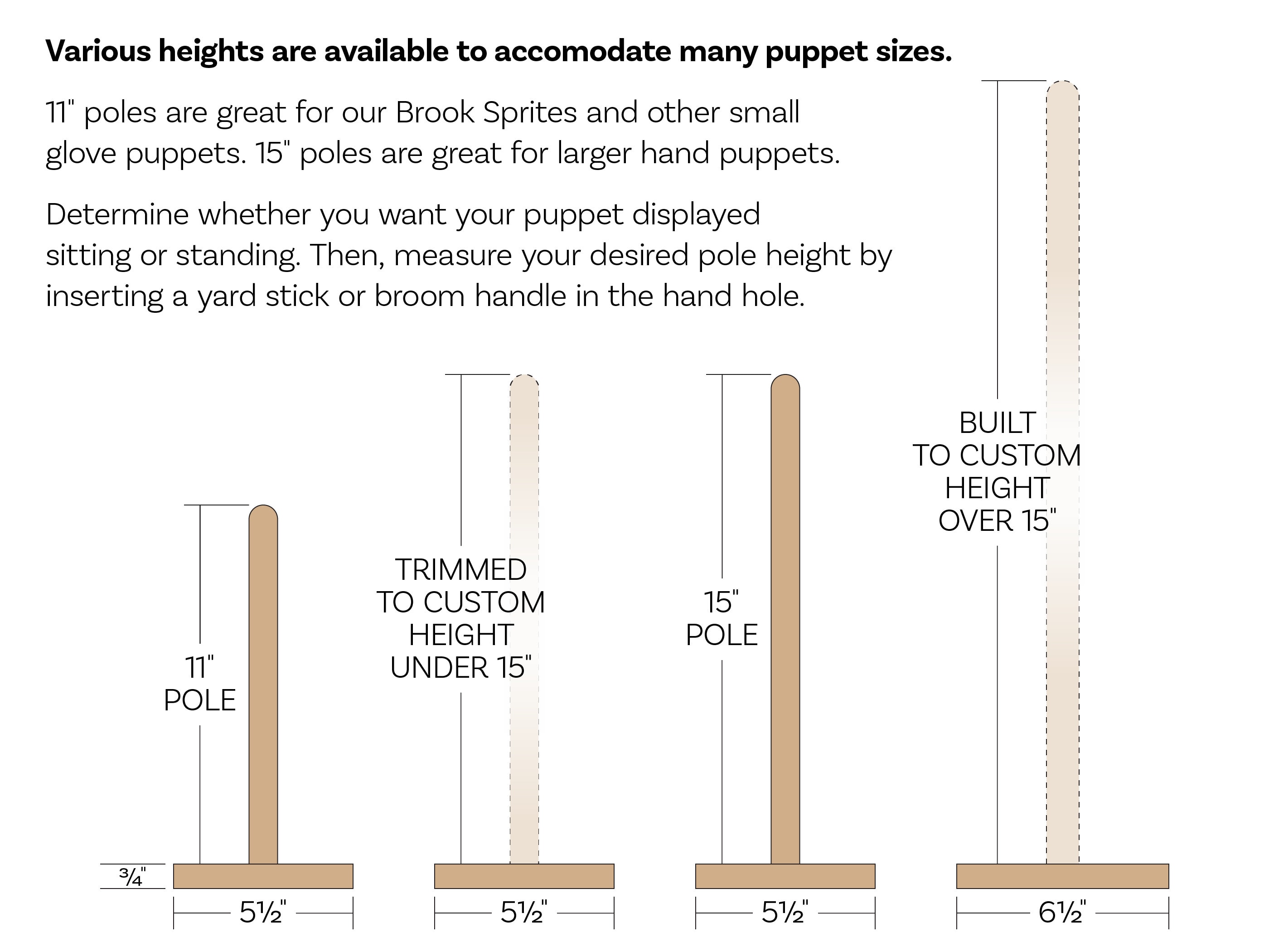 Wooden Puppet Stand - Etsy