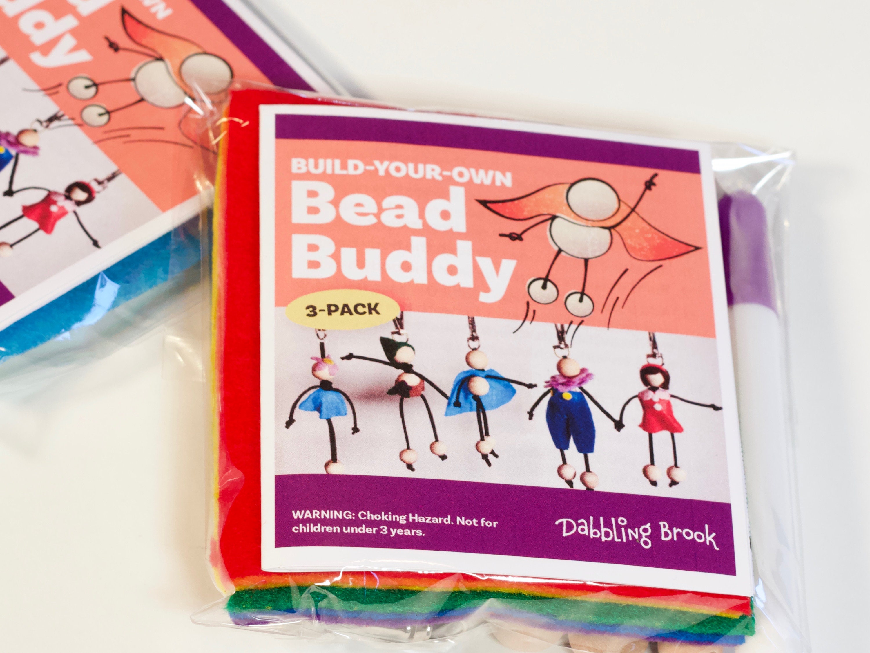 Bead Buddy Craft Kit 3-pack : Customizable Accessory, DIY a Colorful ...
