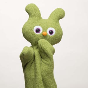 Hand Puppet - Brook Sprite - Nubby - Split Pea Green - Etsy