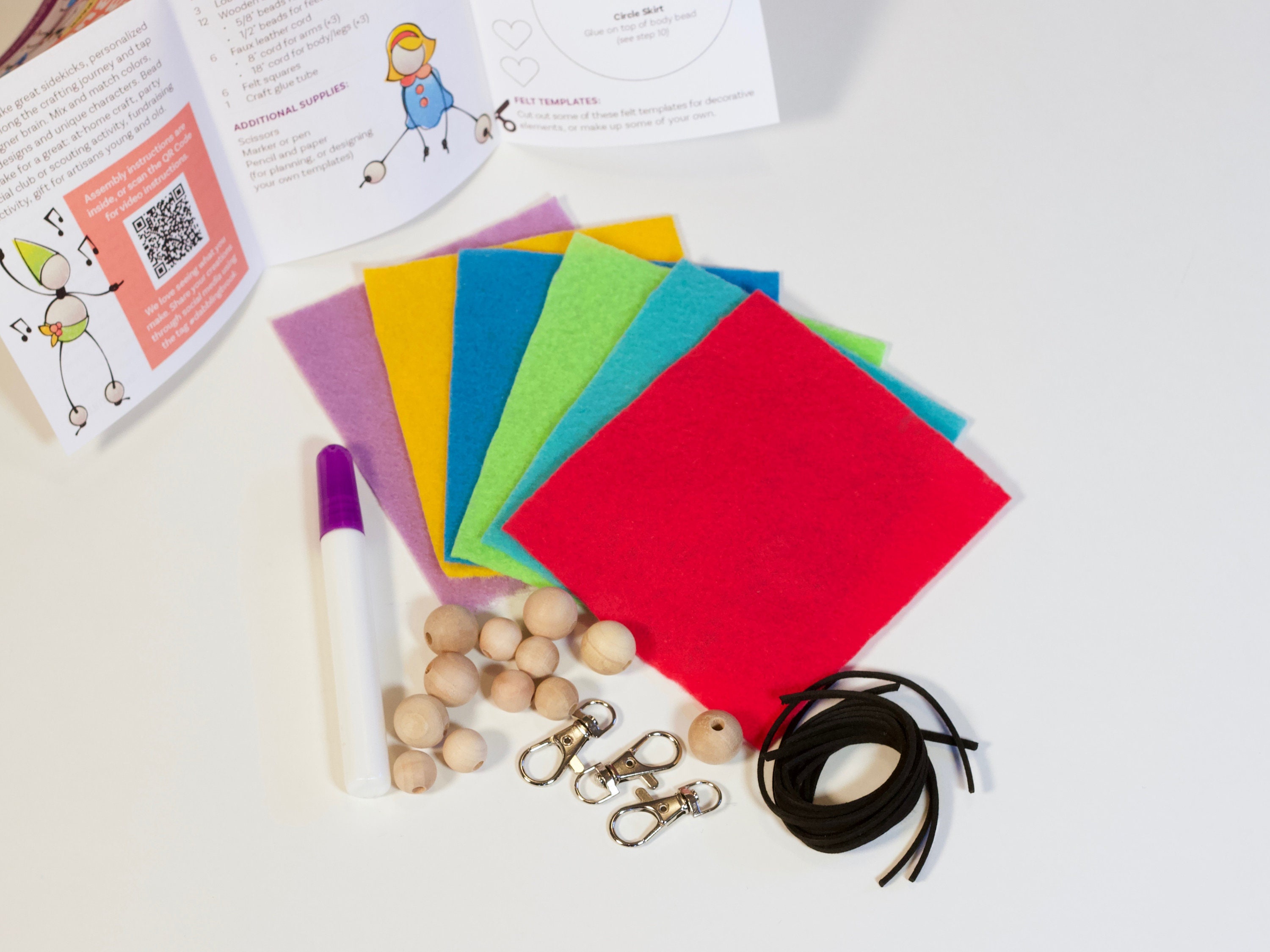 Bead Buddy Craft Kit 3-pack : Customizable Accessory, DIY a Colorful ...