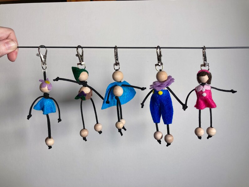 DIY Bead Buddy Craft Kit (3-pack): Customizable Keychain Charms - Etsy